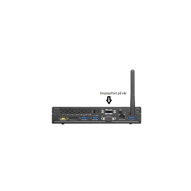 Lenovo ThinkCentre M93p Tiny USFF WiFi i5 8GB 500HDD (brugt) - M93p...