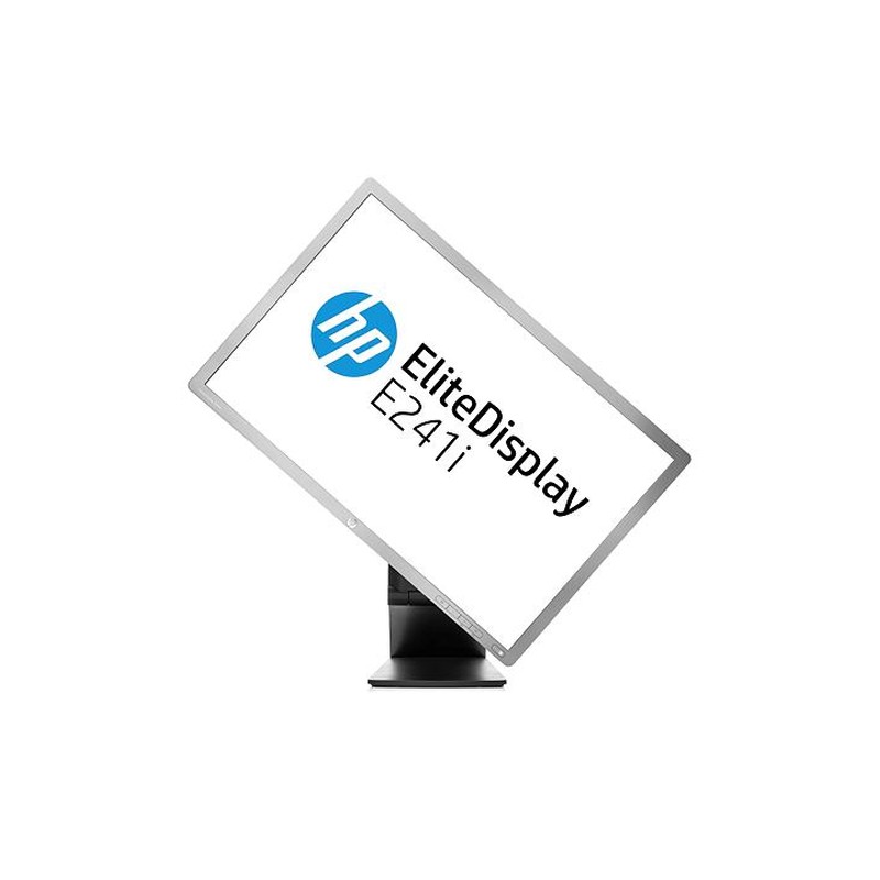 HP EliteDisplay E241i 24-tommer IPS-skærm (brugt med større ridse)