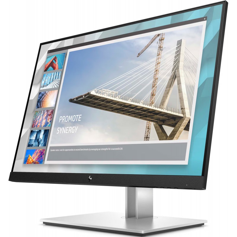 HP EliteDisplay E24i G4 24" Full HD+ IPS-skærm (brugt med større ri...